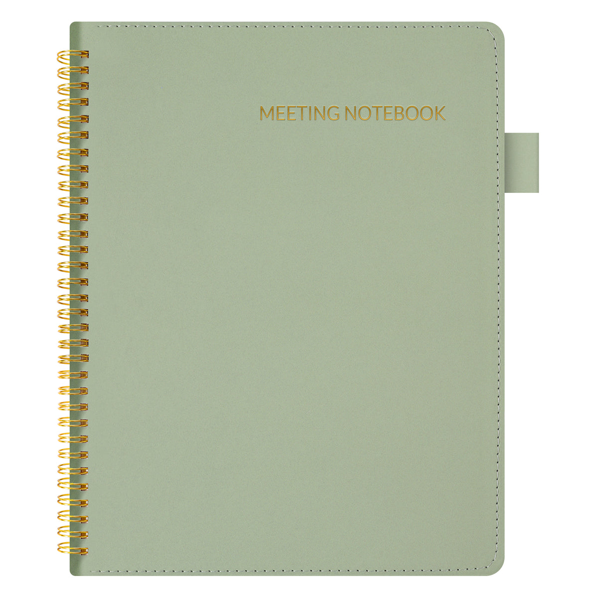 SUNEE Half Meeting Half Note - Spiral Meeting Notebook - 160 Pages, Ve